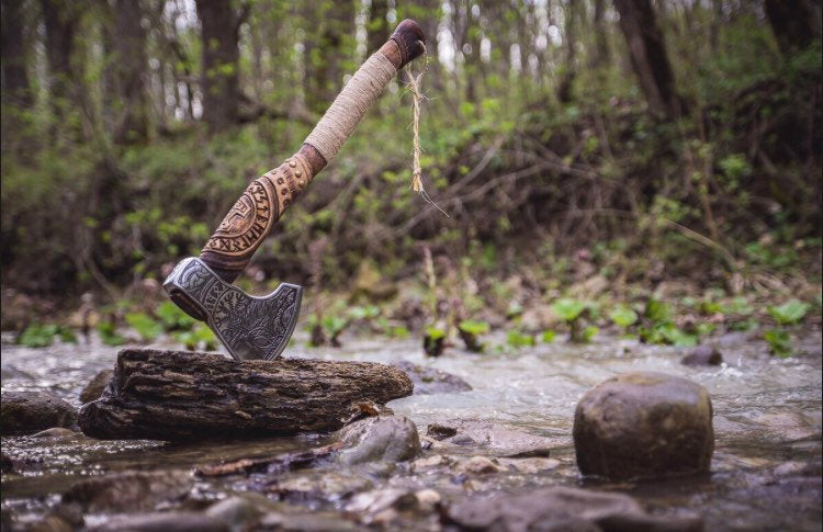 Hand forged axe - RAGNAR, 7 days delivery – Ramaic
